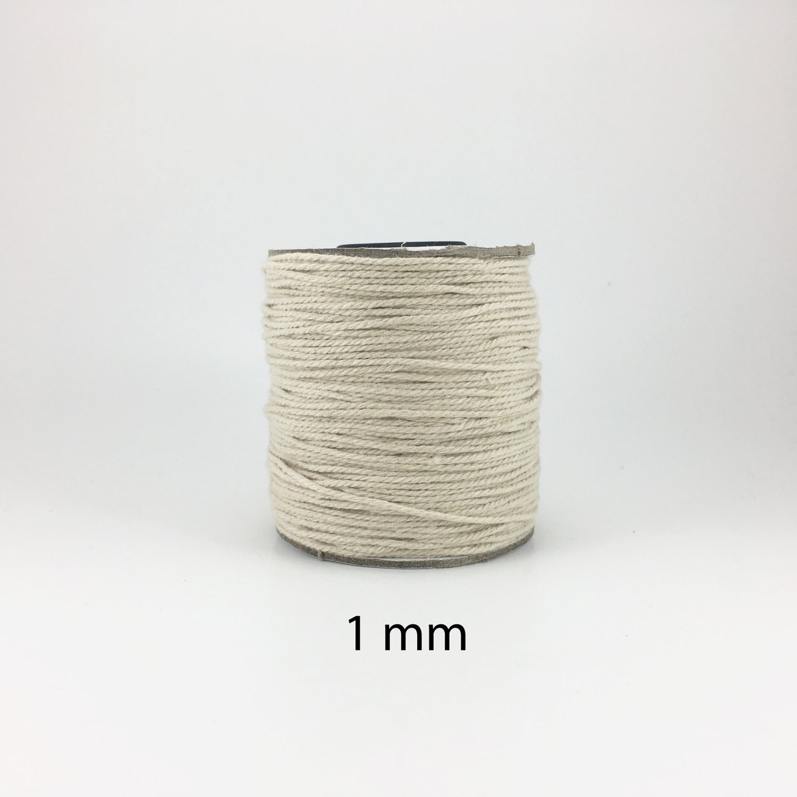 Natural White Cotton Twisted Cord 1mm 1.5mm 2mm 3mm 4mm 5mm - Etsy