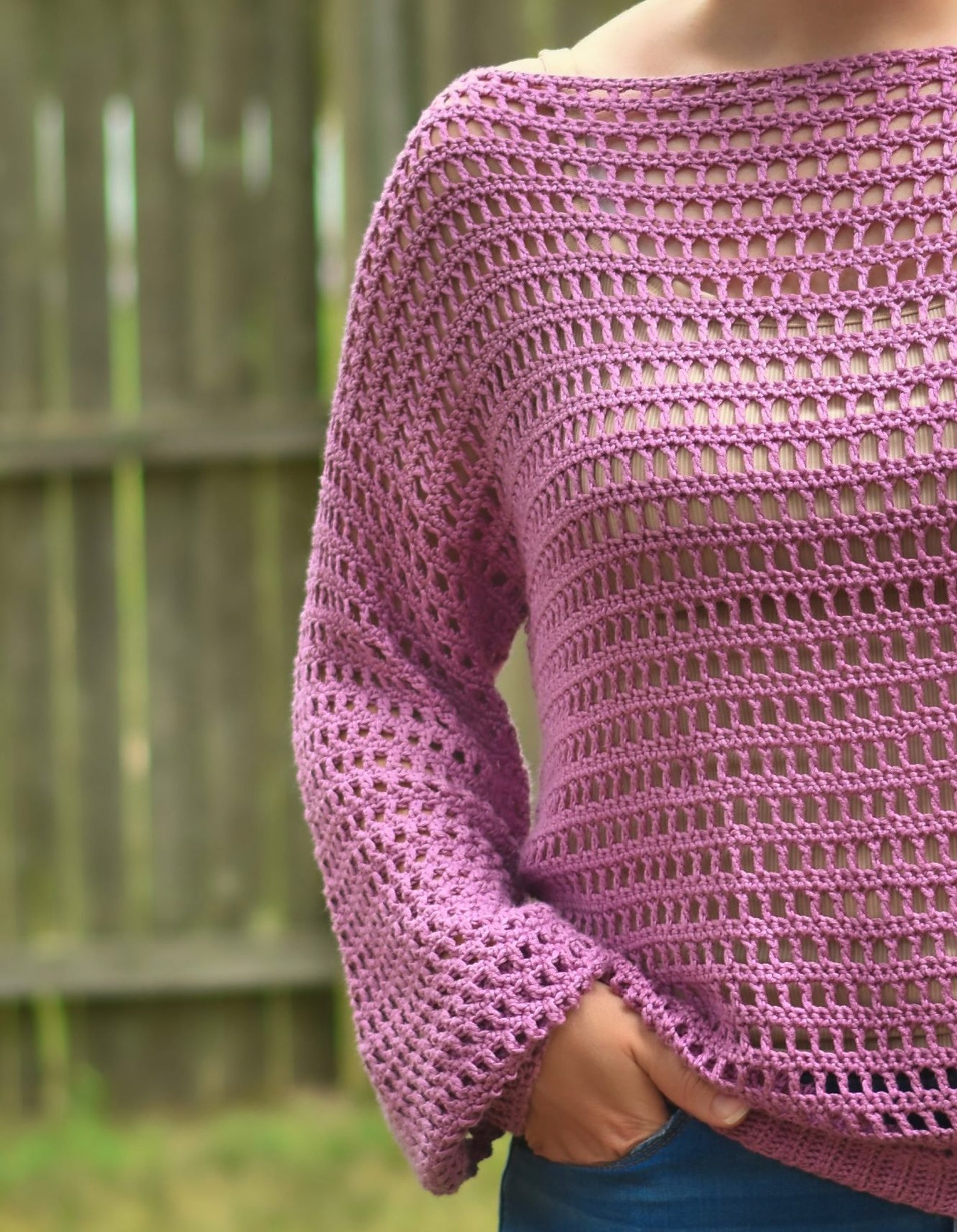 Crochet Open Mesh Top Easy Crochet Top Pattern Easy Light - Etsy