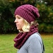 Lenape Pattern Set - Slouch and Cowl - Etsy