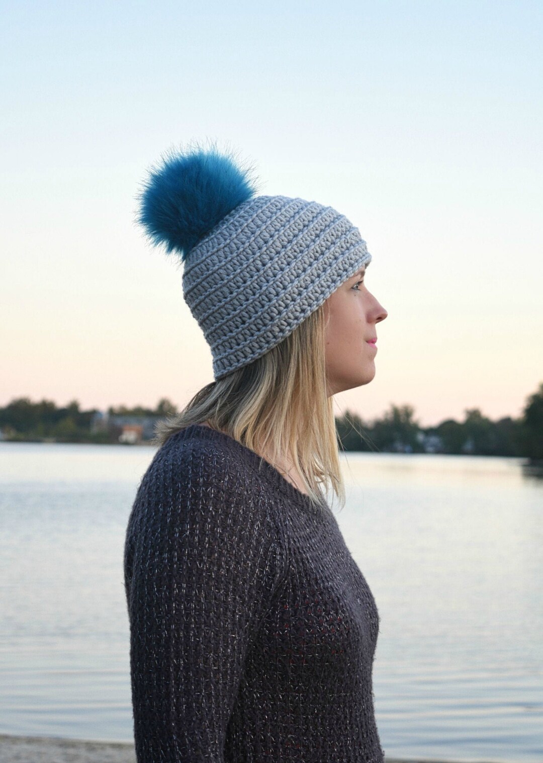 Rockport Beanie - in the Round - Pattern Only - Etsy