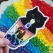 Boba Milk Tea Cat Sticker, Cute Brown Sugar Bubble Tea Sticker for Cat ...