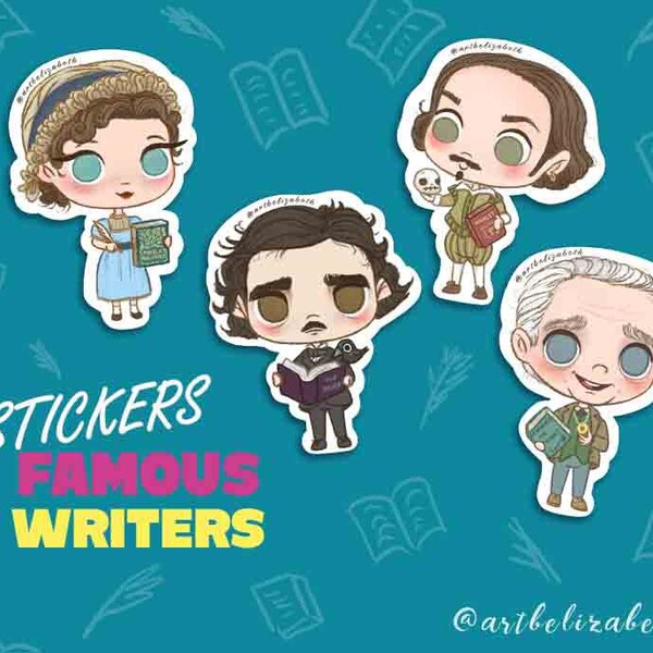 Famous Writers - Etsy