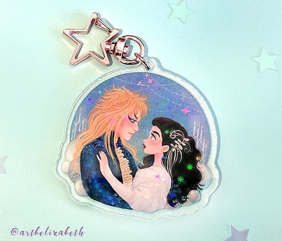 Labyrinth Masquerade Holographic Keychain Fantasy Keychain - Etsy