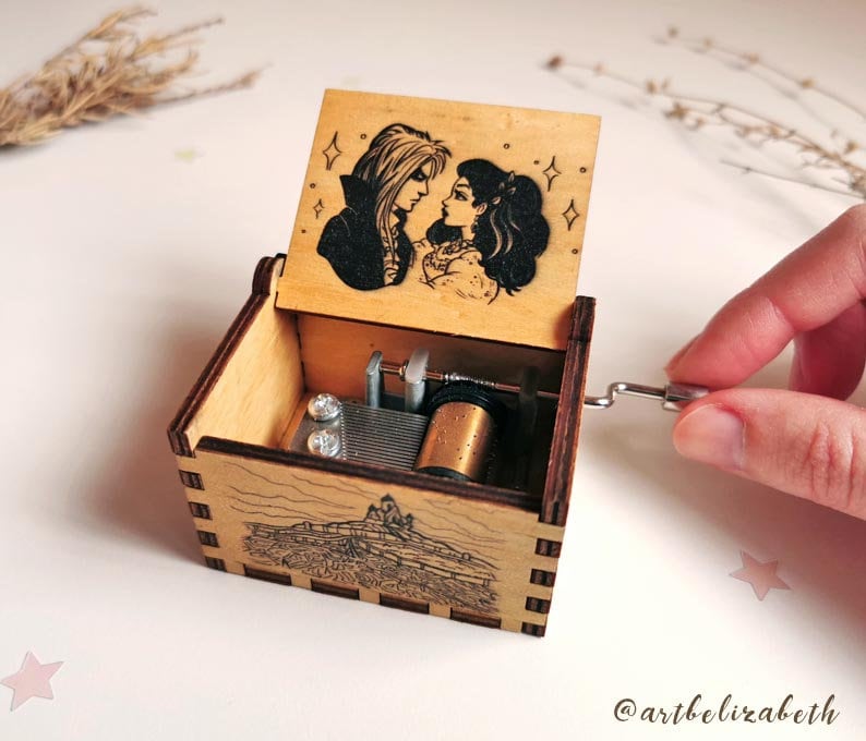 Labyrinth Music Box Hand-cranked Music Box Fantasy Music | Etsy