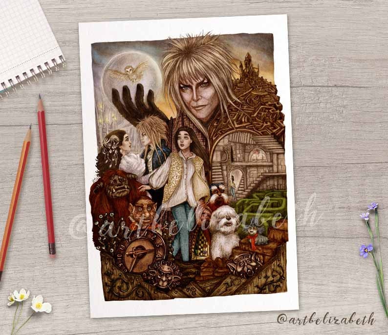 Fine Art Print Labyrinth - Etsy