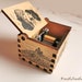 Labyrinth Music Box - Hand-cranked Music Box - Fantasy Music Box - Mini ...
