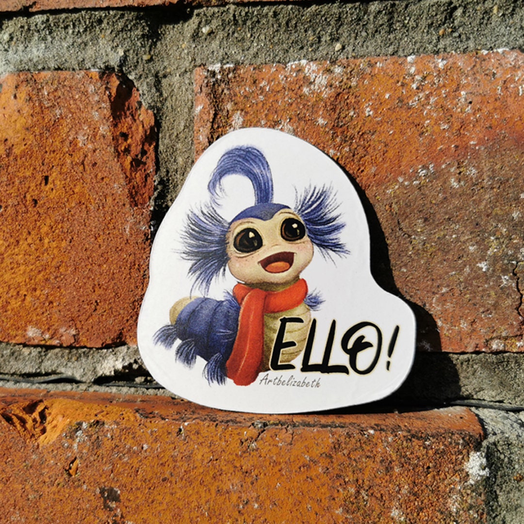 Worm Magnet – Fantasy Fridge Magnet – Labyrinth Magnet – Flexible ...