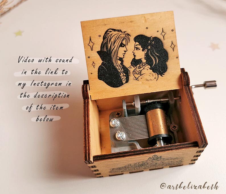 Labyrinth Music Box Hand-cranked Music Box Fantasy Music | Etsy