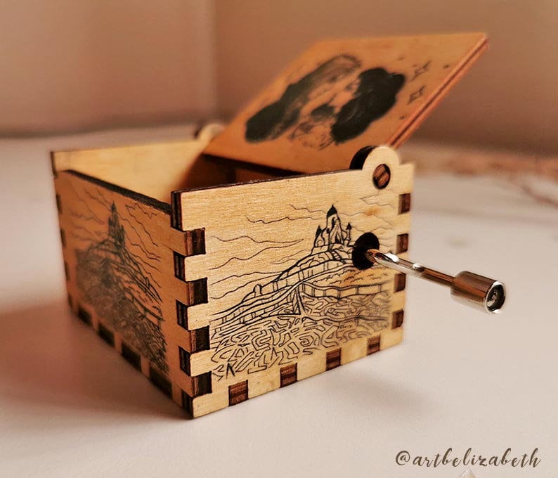 Labyrinth Music Box Hand-cranked Music Box Fantasy Music | Etsy