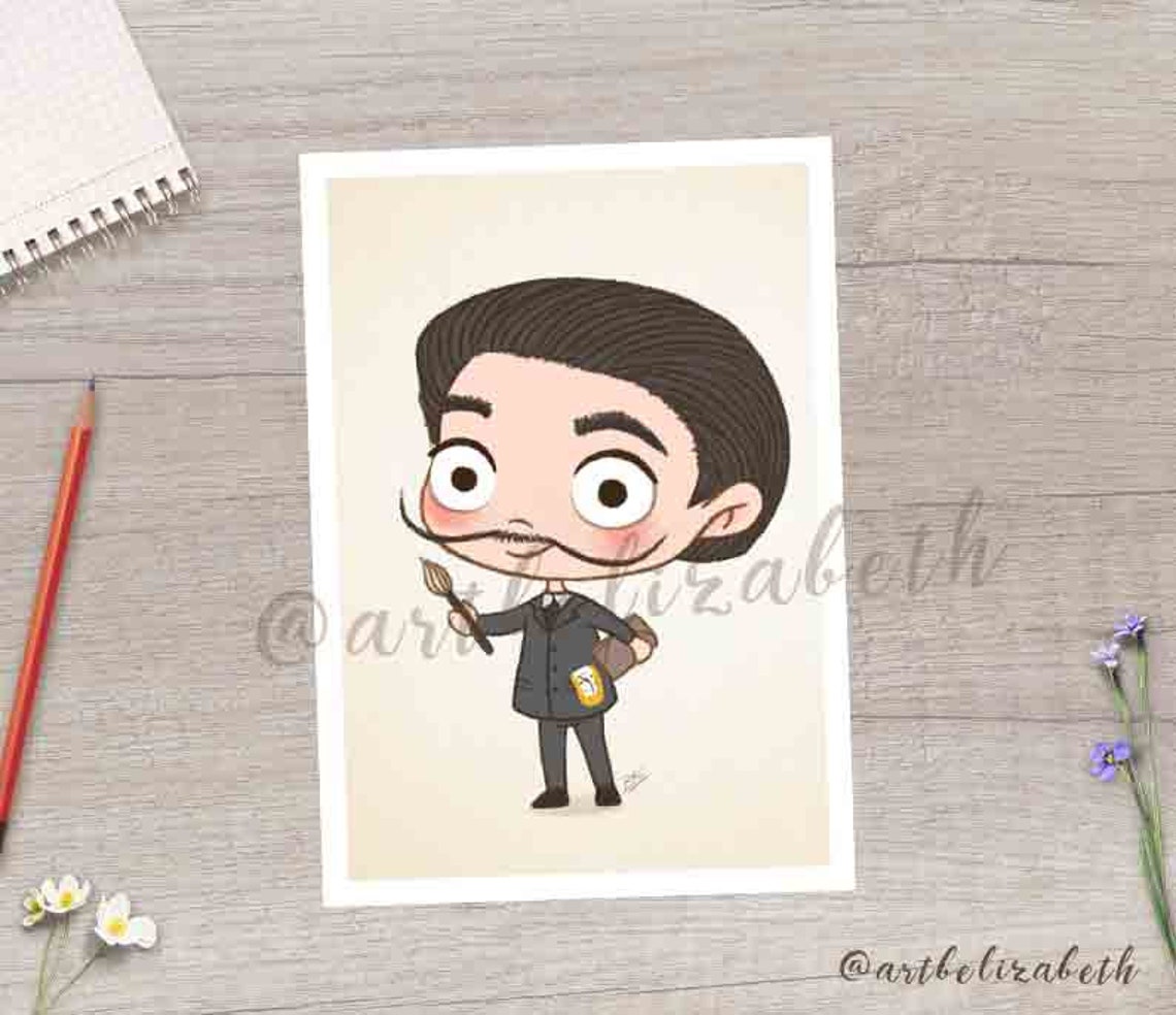 Art Prints Famous Artists / Frida / Van Gogh / Dali / Da - Etsy