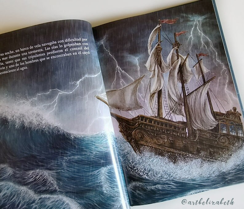 Perlas De Sirena Illustrated Story Book Ask for a Signed and - Etsy