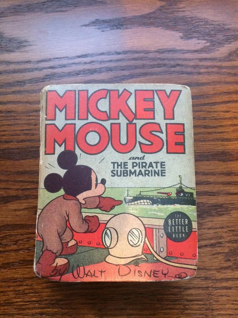 MICKEY MOUSE and the Pirate Submarine 1939 Better Little - Etsy