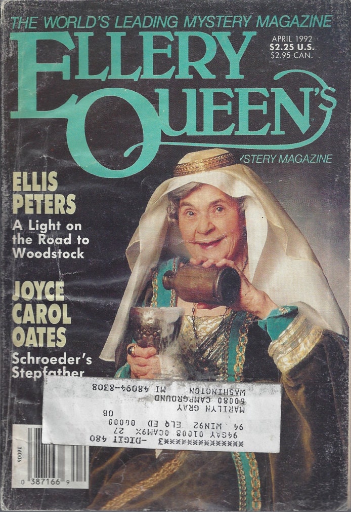 Ellery Queen's abril 1992 Mystery Magazine - Etsy España