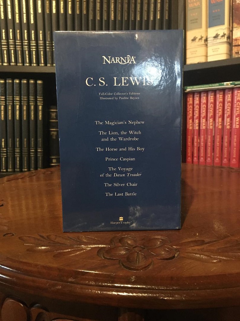 The Chronicles of Narnia by C.S. Lewis BOX SET (2000) - Etsy