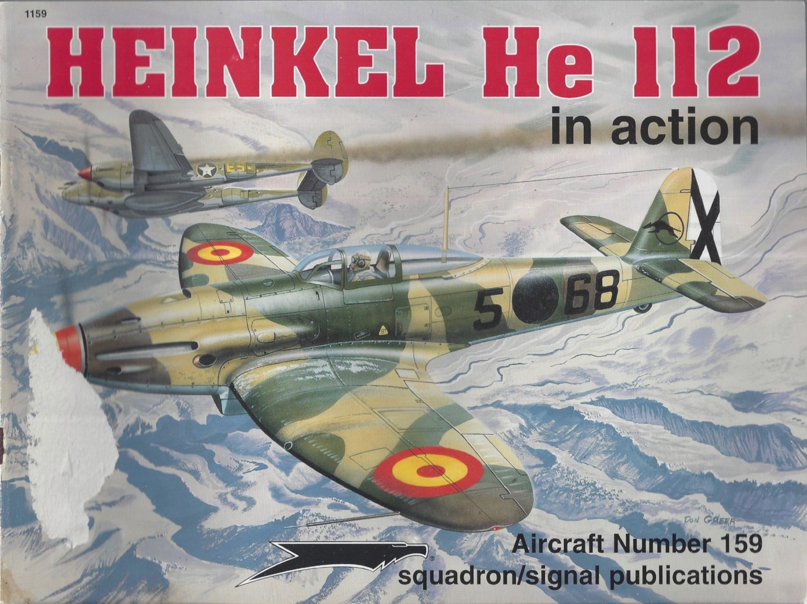 Heinkel He 112 in Action Aircraft No. 159 paperback | Etsy