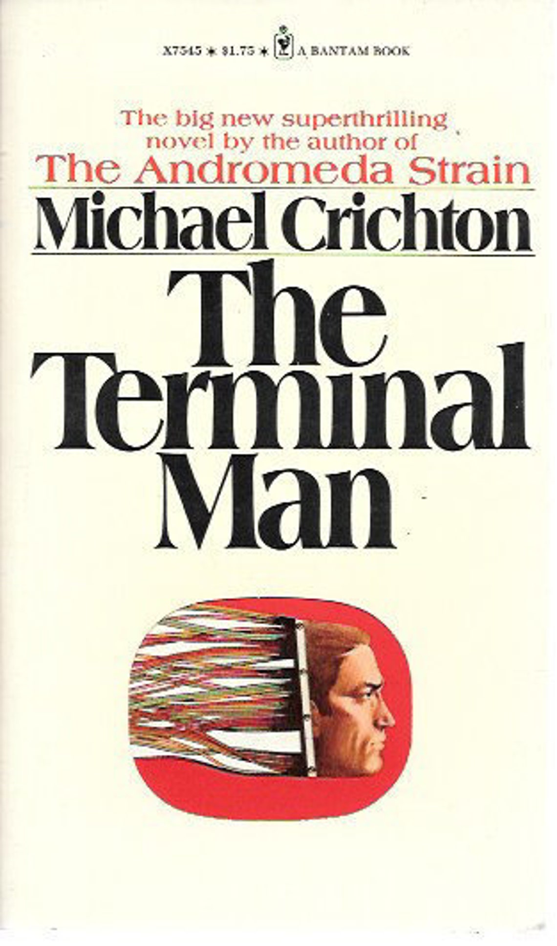 The Terminal Man by Michael Crichton BANTAM BOOKS 1973 - Etsy