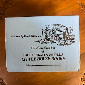The Little House Books by Laura Ingalls Wilder 9 Book BOX SET (near ...