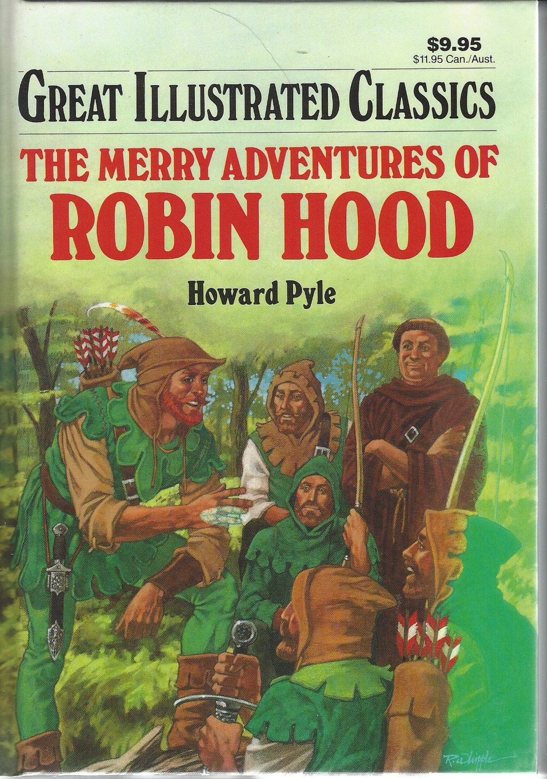 Great Illustrated Classics Robin Hood (hardcover) 1990 - Etsy