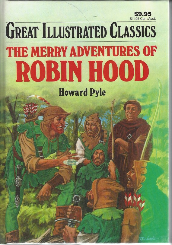 Great Illustrated Classics Robin Hood hardcover 1990 - Etsy
