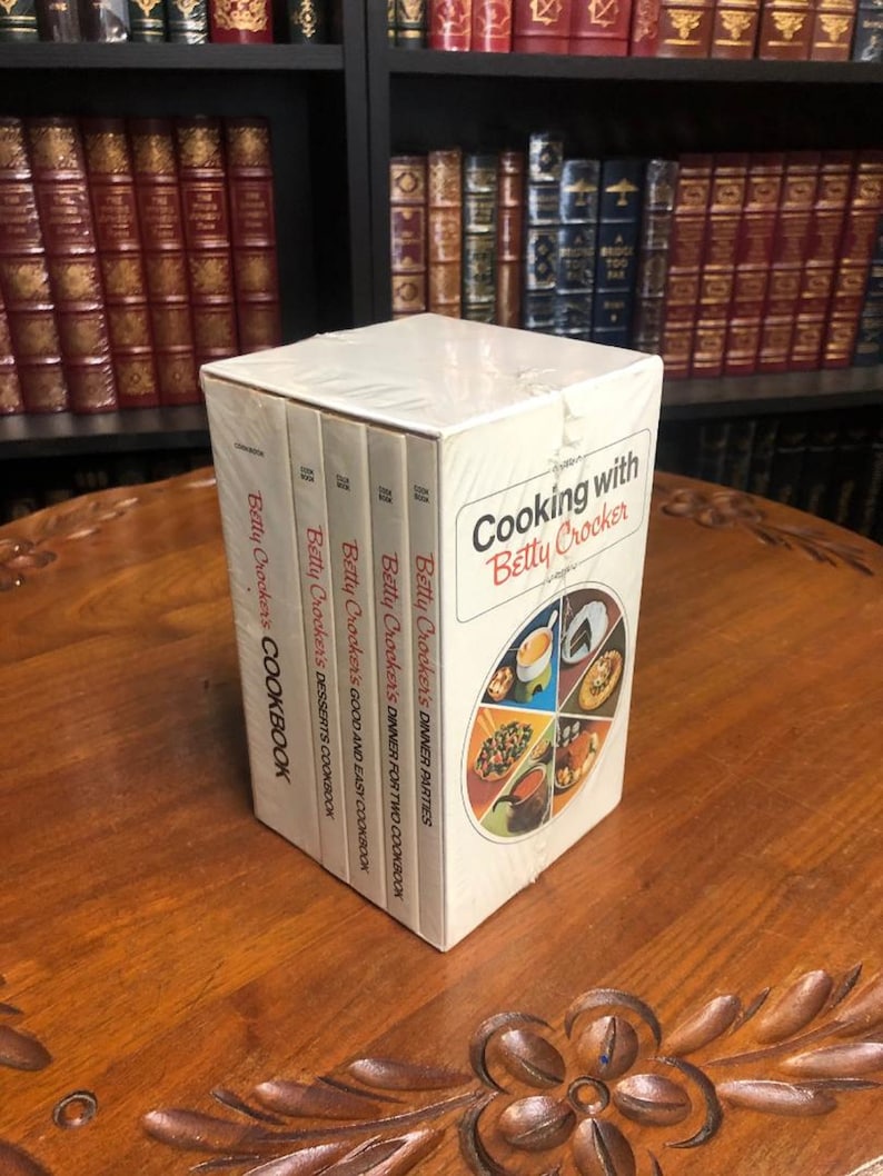 Cooking With Betty Crocker (RARE) Five Book Box Set 1976 Sealed - Etsy