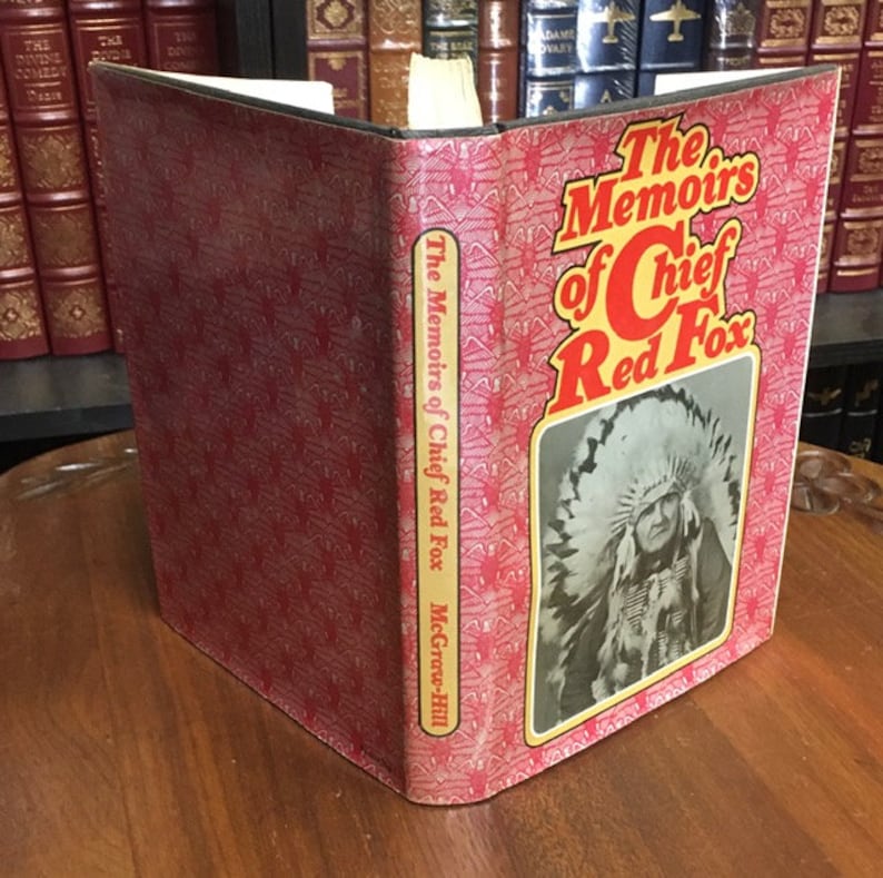 The Memoirs of Chief Red Fox hardcover 1971 - Etsy