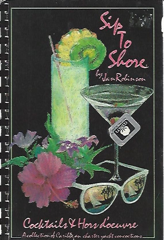 Sip To Shore Cocktails & Hors D'oeuvre Carribean Yacht | Etsy