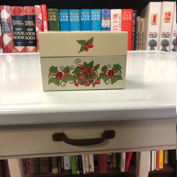 70s Recipe Box - Etsy