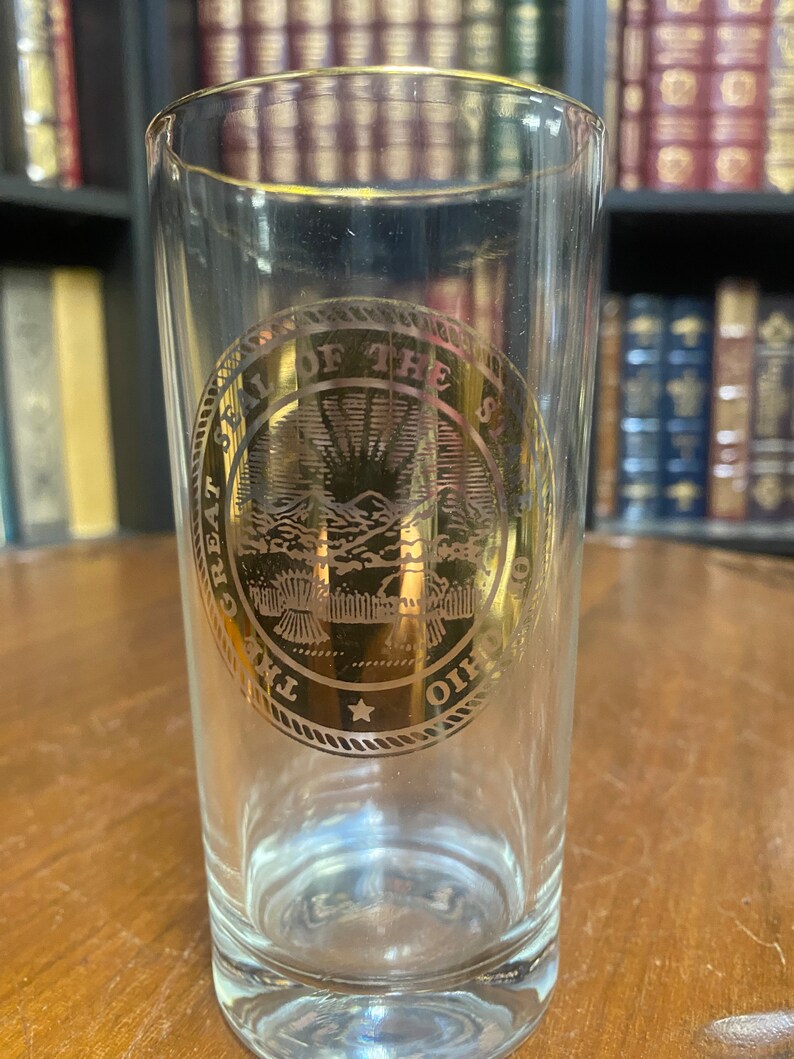 The Great Seal of the State of Ohiodrinking Glass - Etsy