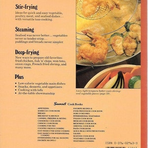 Sunset Wok Cookbook (stir-fry, Deep-fry, Steaming)(softcover) 1985 - Etsy