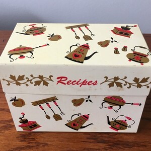 Vintage Ohio Art With Black, Gold & Red Kitchen Utensils and Coffee ...