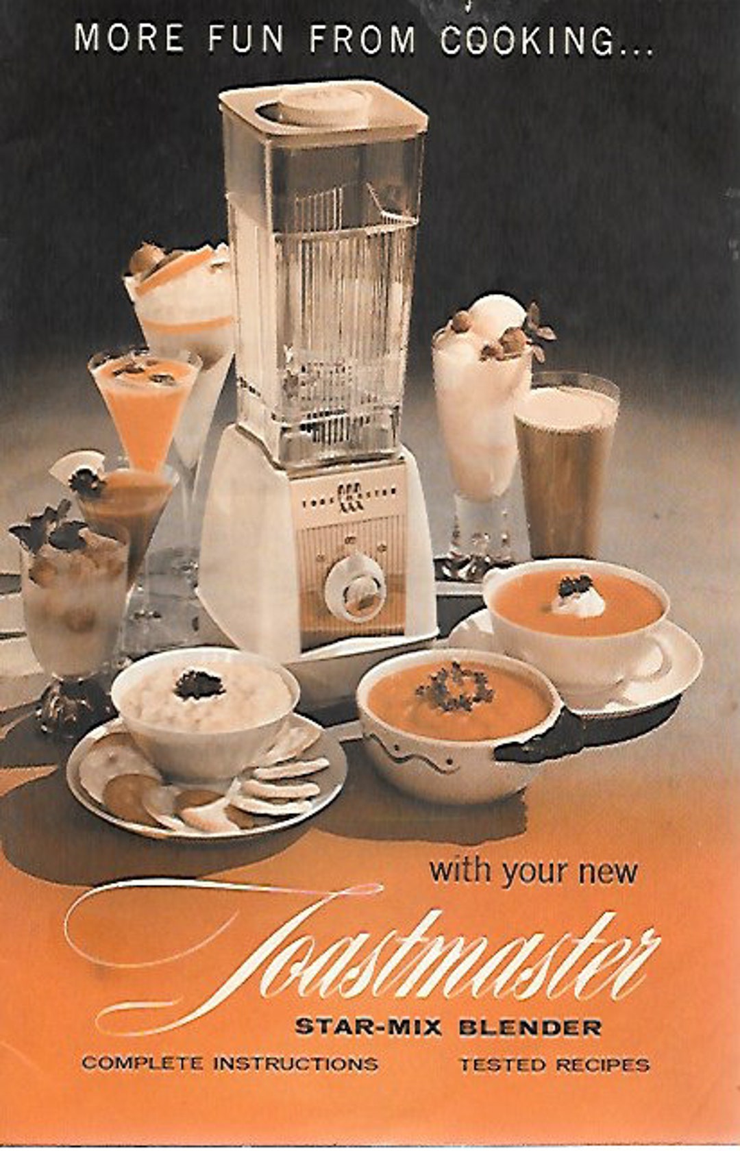 Toastmaster Star-mix Blender Recipe and Instructions Booklet (softcover ...