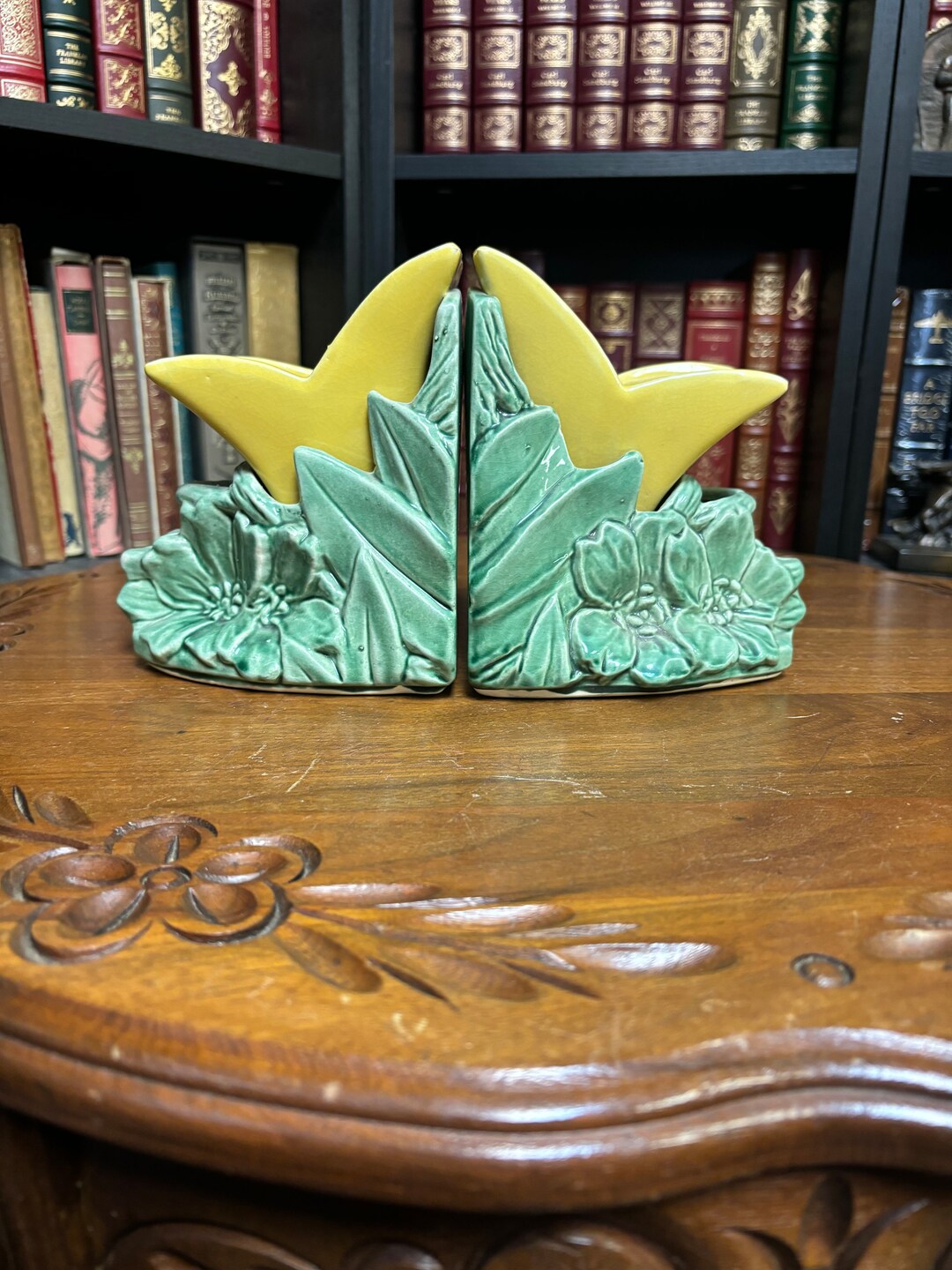 Vintage Mccoy Usa~tulip Bookends~vase/planter - Etsy
