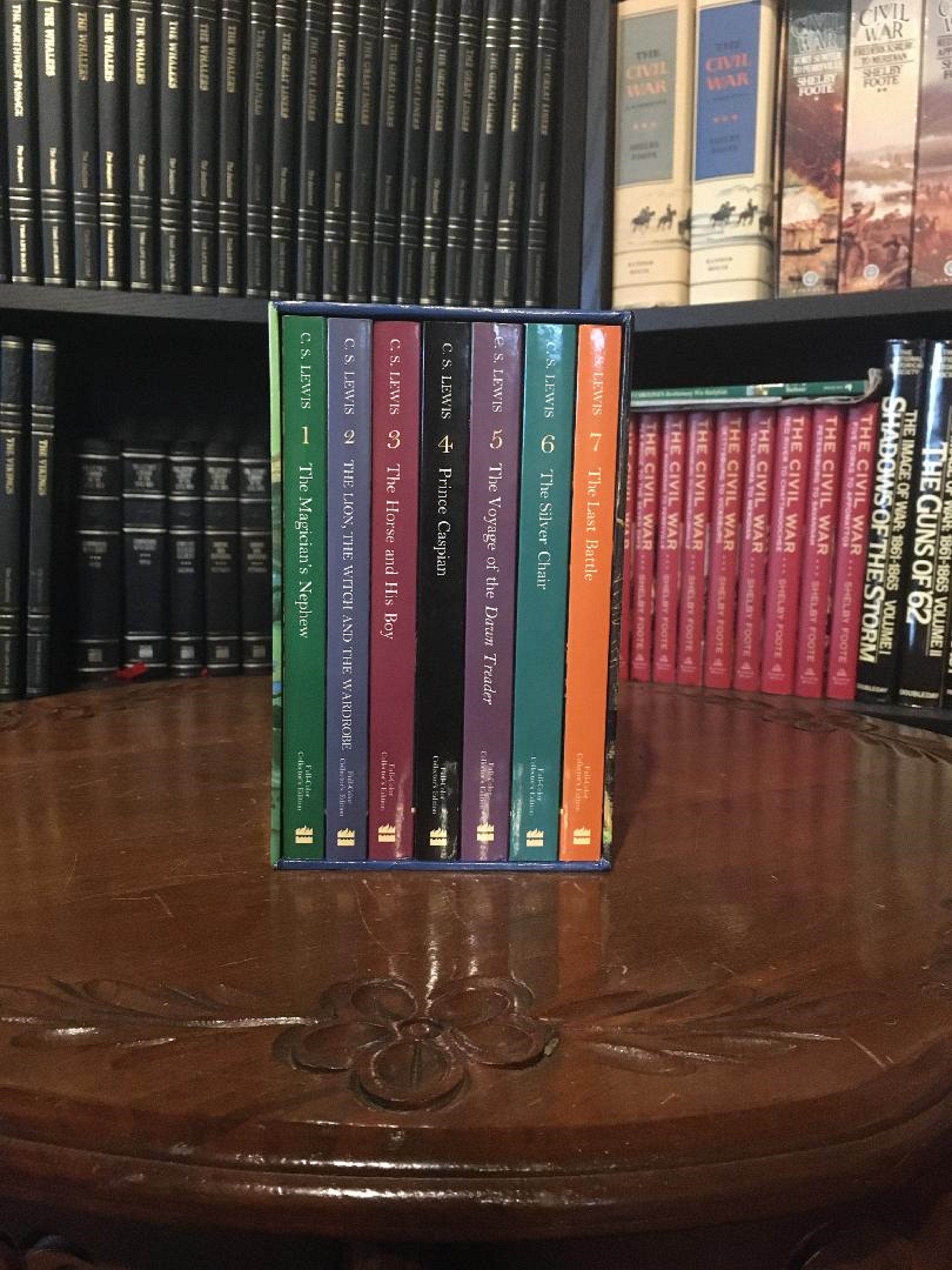 The Chronicles of Narnia by C.S. Lewis BOX SET (2000) - Etsy