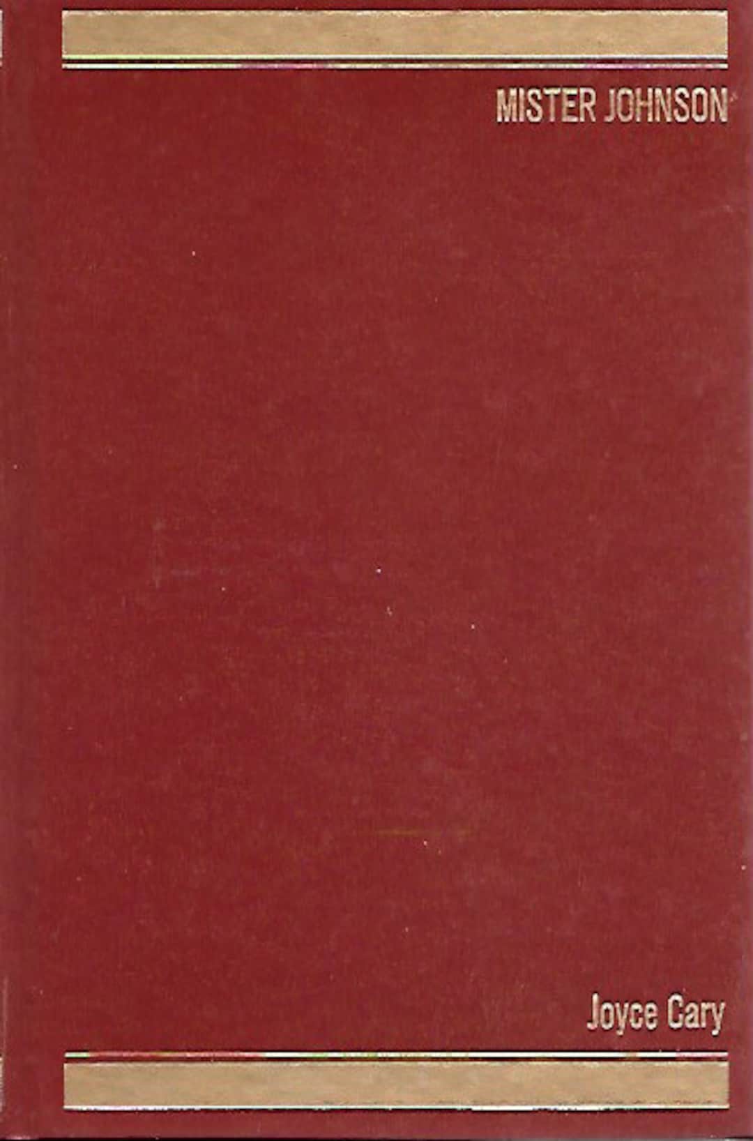 Mister Johnson by Joyce Cary for Time-life Reading Program (hardcover ...