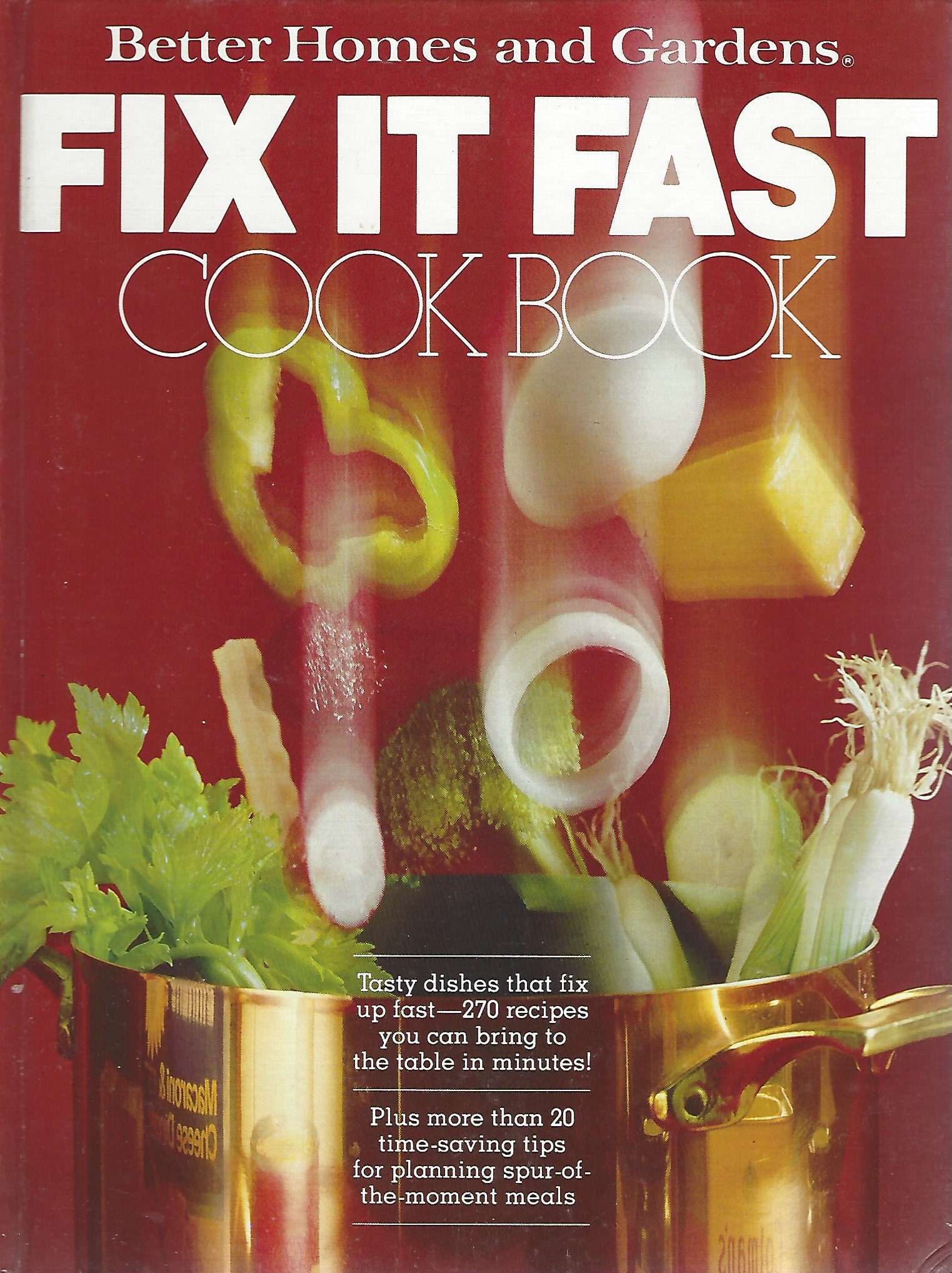 Better Homes and Gardens: Fix It Fast Cook Book hardcover - Etsy