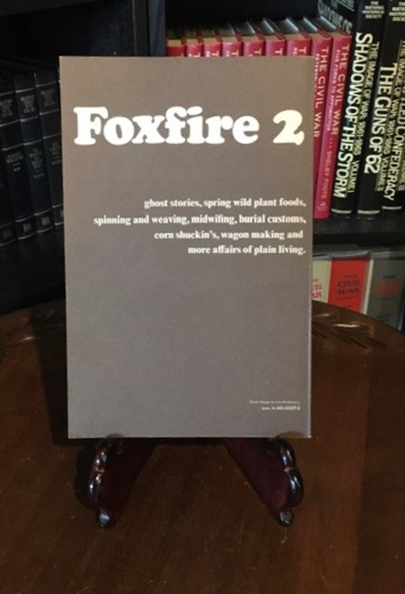 FOXFIRE 2 by Elliot Wigginton Softcover 1973 | Etsy