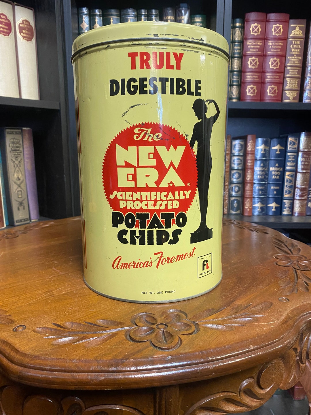 The New Era Potato Chips Tin 1lb (FRITO-LAY) Dallas, Texas - Etsy
