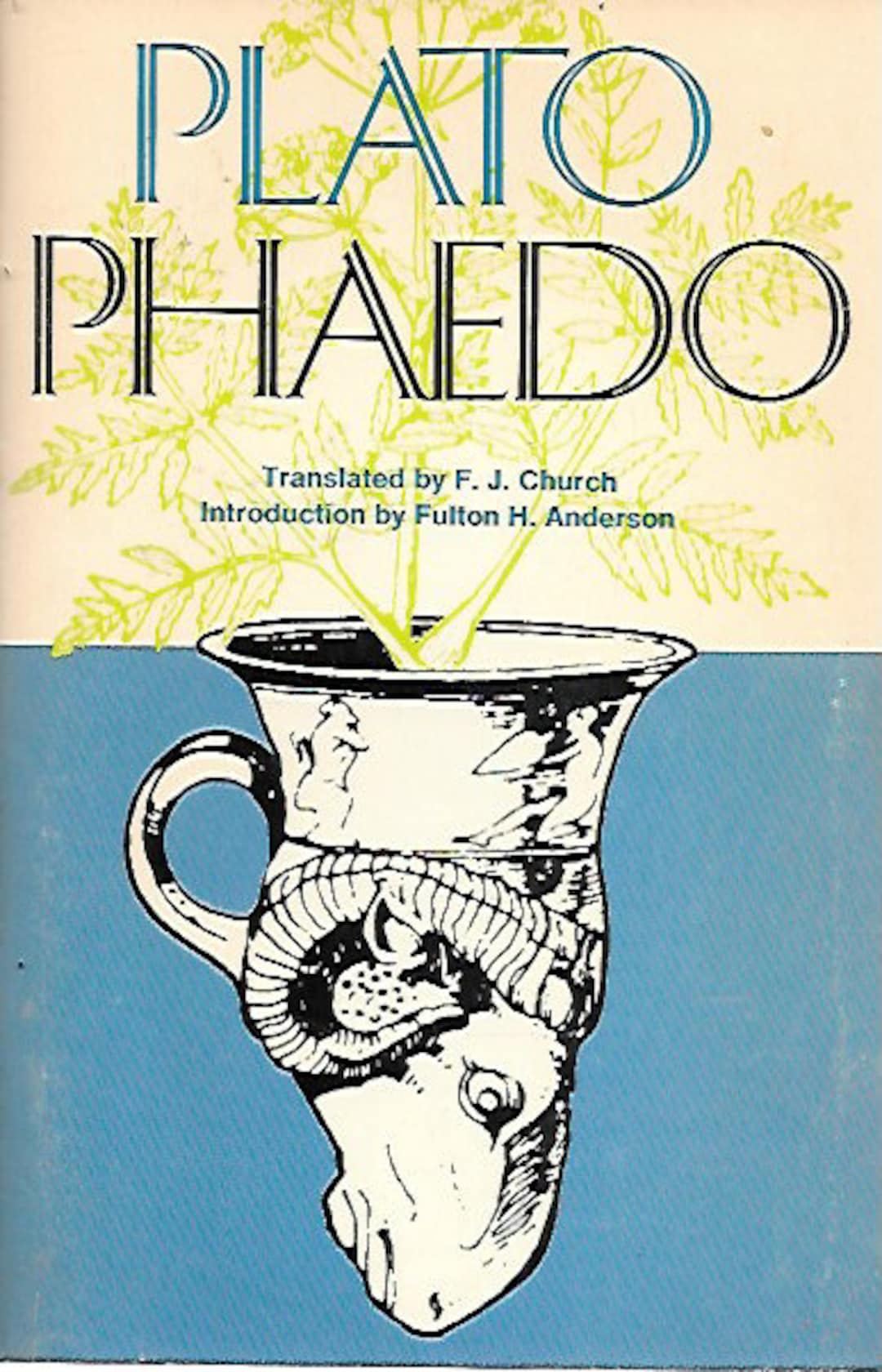 Phaedo by Plato ~ Translated by F.J. Church (softcover) 1951 - Etsy