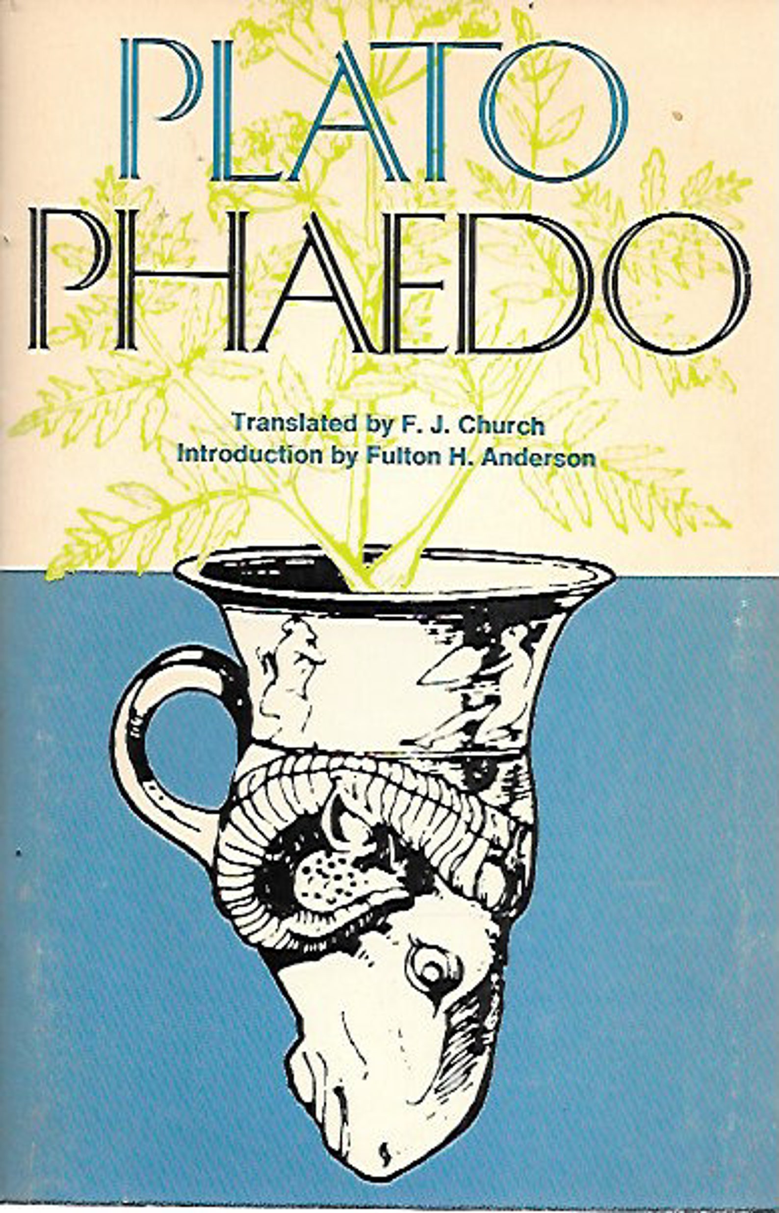 Phaedo by Plato ~ Translated by F.J. Church (softcover) 1951 - Etsy