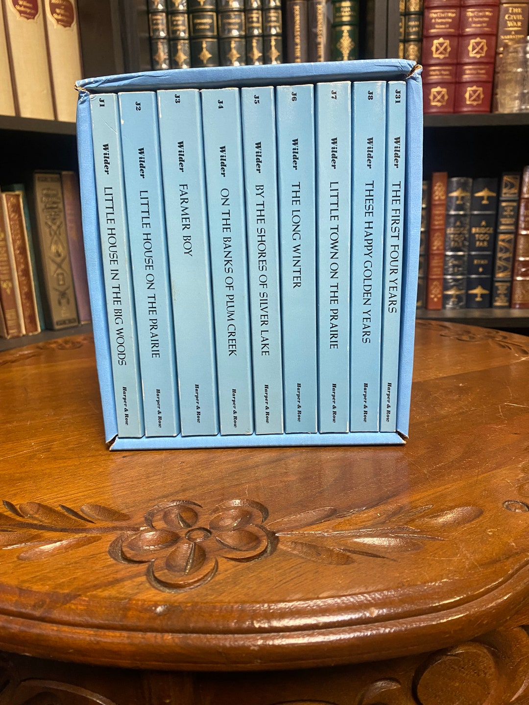 The Little House Books by Laura Ingalls Wilder 9 Book BOX SET (near ...