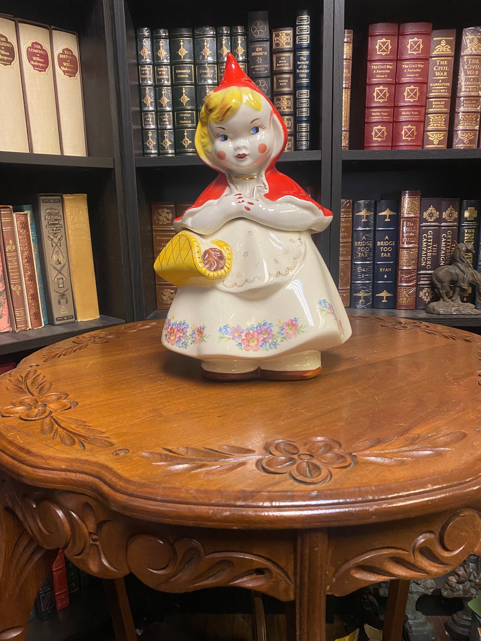 Vintage HULL USA Little Red Riding Hood Cookie Jar 967 - Etsy