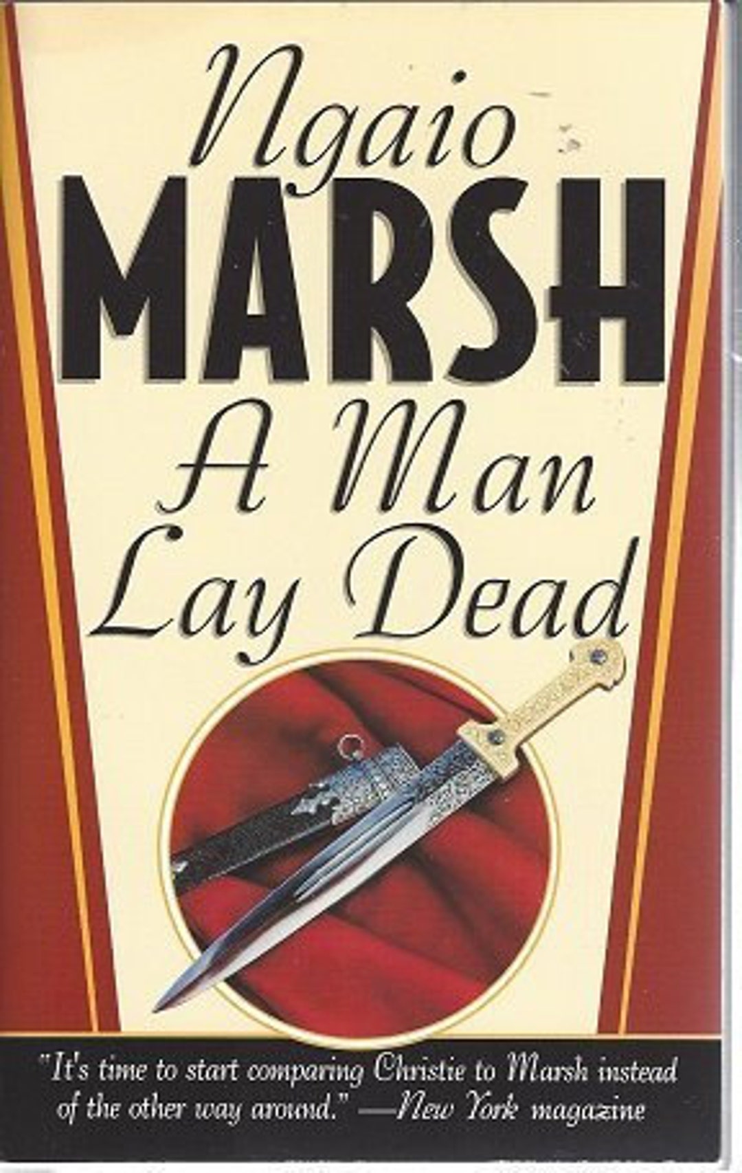 A Man Lay Dead (St. Martin's Paperback) de Ngaio Marsh (1997) (1o/1o ...
