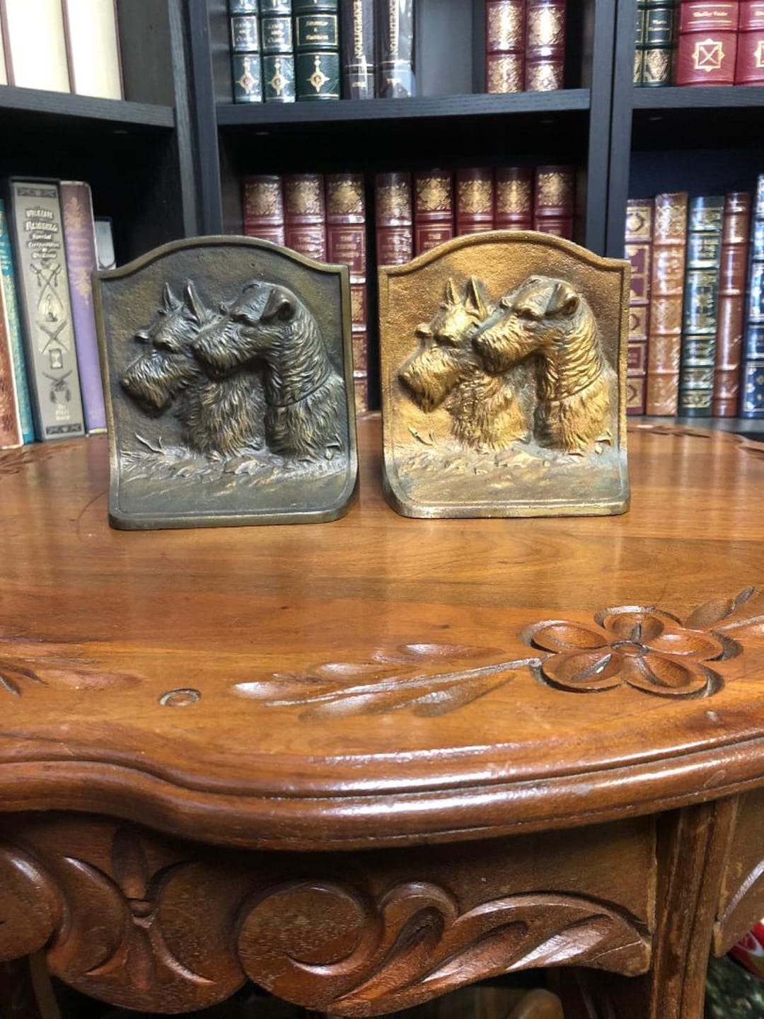Hubley No 280 Scottie-terrier Bookends (cast Iron) - Etsy