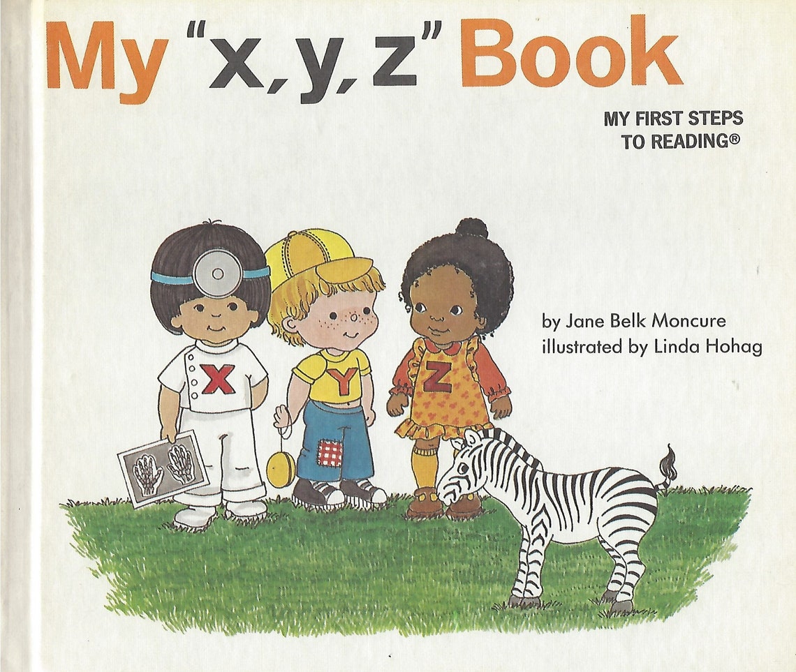 My xyz Book My First Steps To ReadingBy Jane Moncure | Etsy