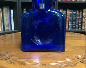 Blenko Blue Pitcher - Etsy