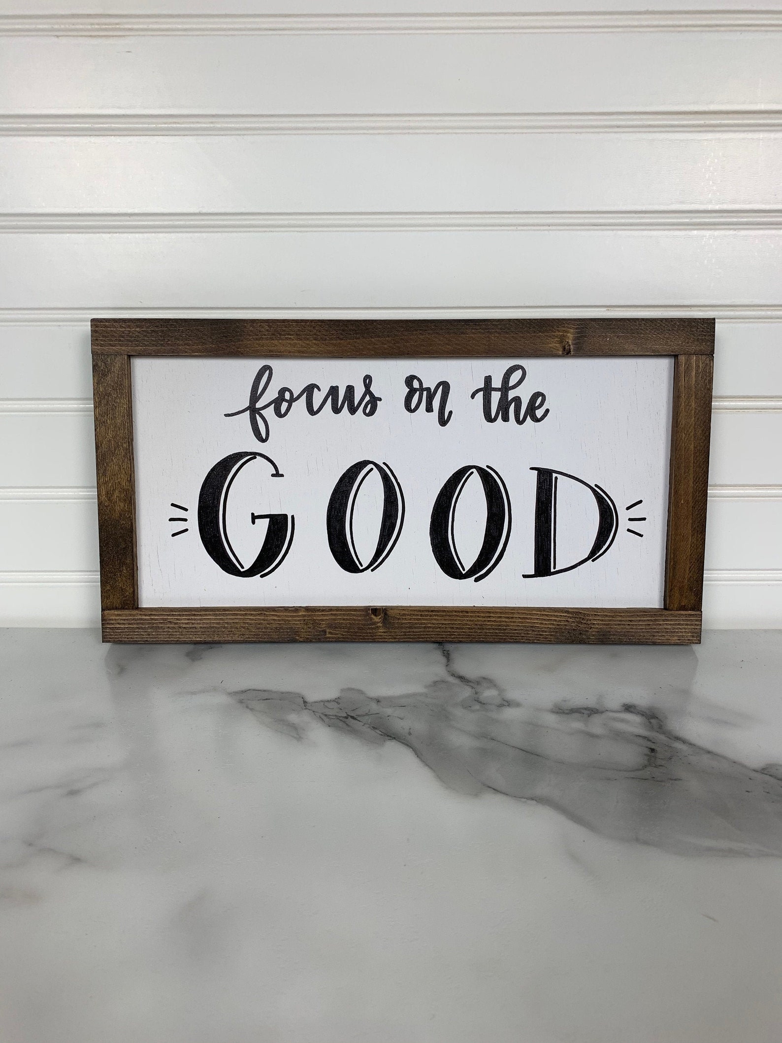 Focus On The Good Sign Positive Sign Inspirational Sign | Etsy