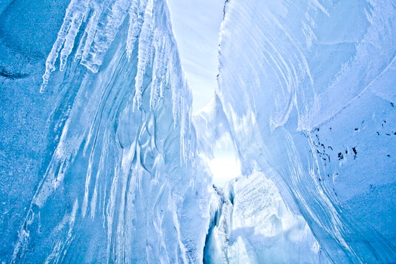 Iceland Blue Ice: Photography Print Fine Art Photography | Etsy
