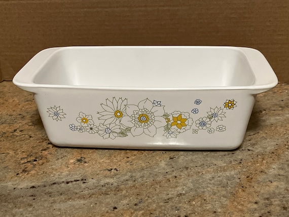 Vintage Corning Ware P-315-B Floral Bouquet Loaf Pan 2 Quart - Etsy