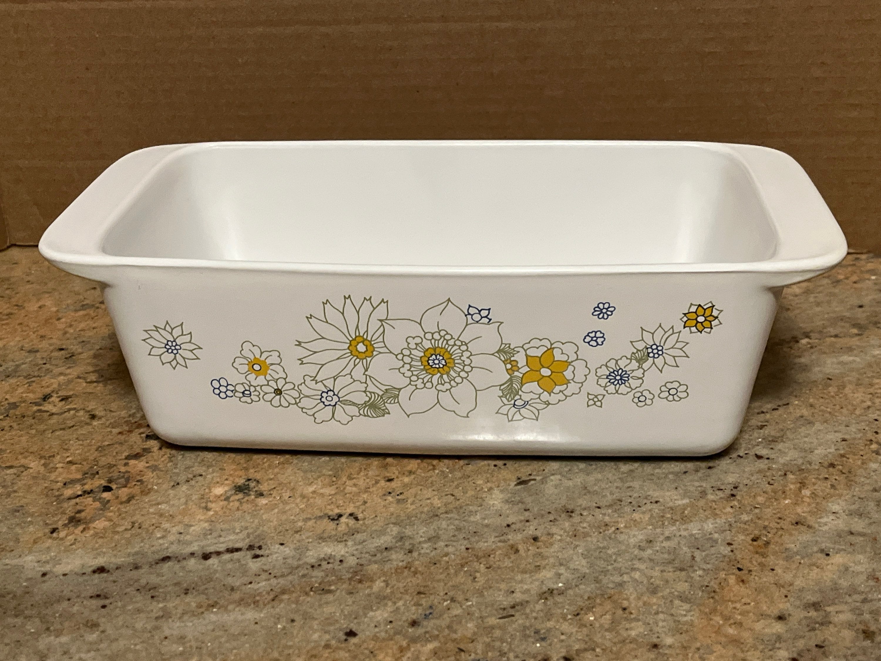 Vintage Corning Ware P-315-B Floral Bouquet Loaf Pan 2 Quart - Etsy