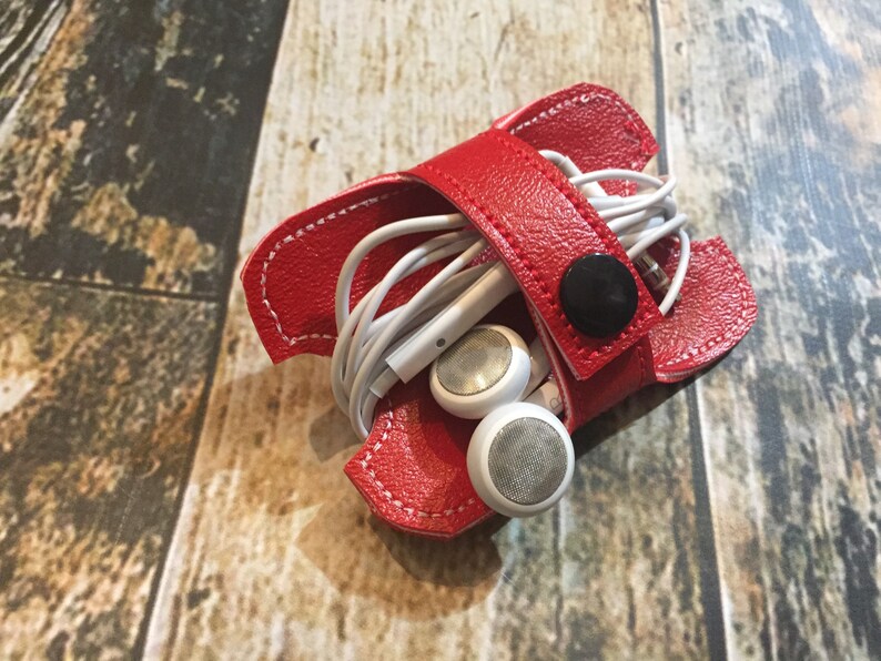 Ear Buds Cord Keeper Wrap Personalized Monogrammed Chose - Etsy